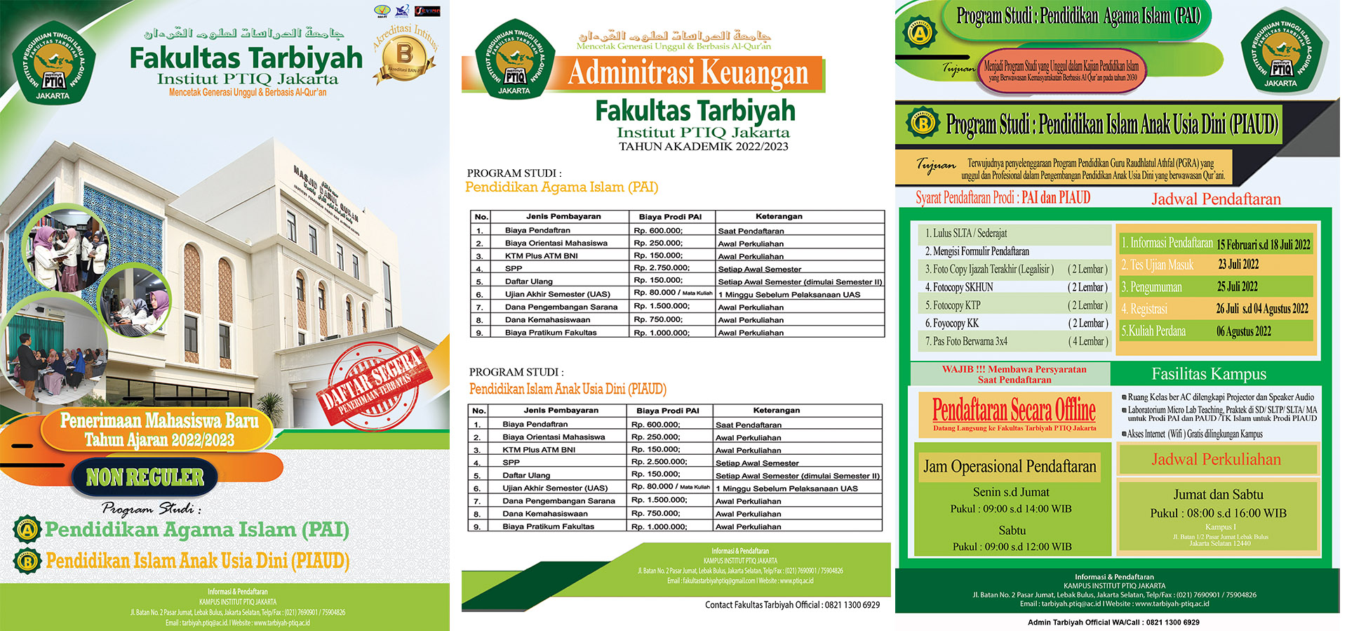 Fakultas Tarbiyah | Intitut PTIQ Jakarta